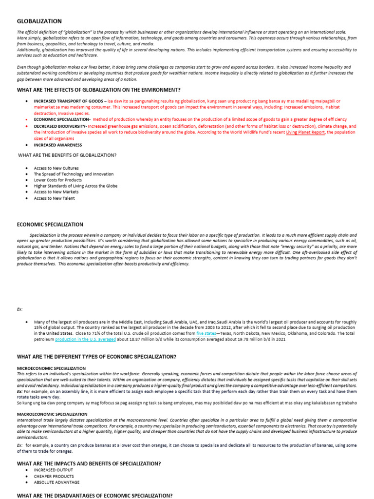 Report Technology Script | Download Free PDF | Globalization | Petroleum