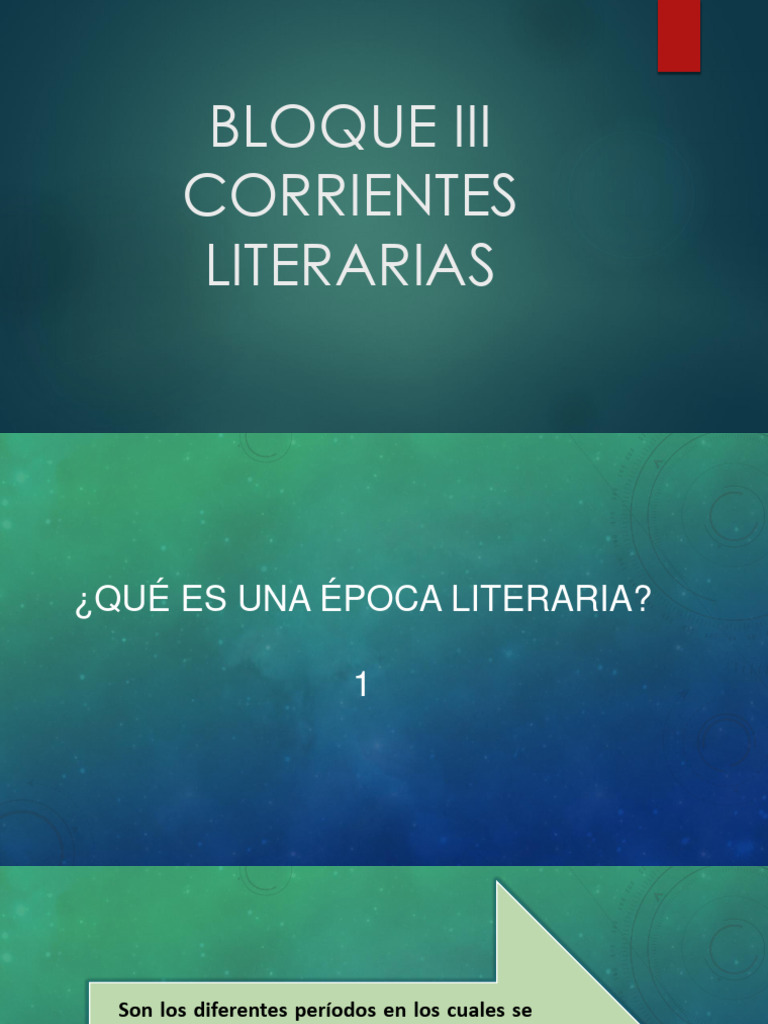 1. CORRIENTES LITERARIAS | PDF | Surrealismo | Vanguardia