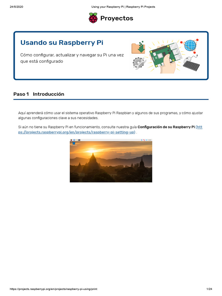 Using your Raspberry Pi | PDF | Raspberry Pi | Ventana (informática)