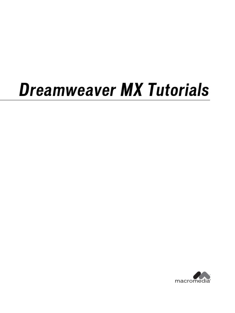 Macromedia Dreamweaver MX 2004 | PDF