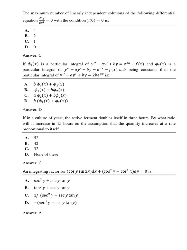 Quiz 1 Questions | PDF | Applied Mathematics | Mathematical Concepts