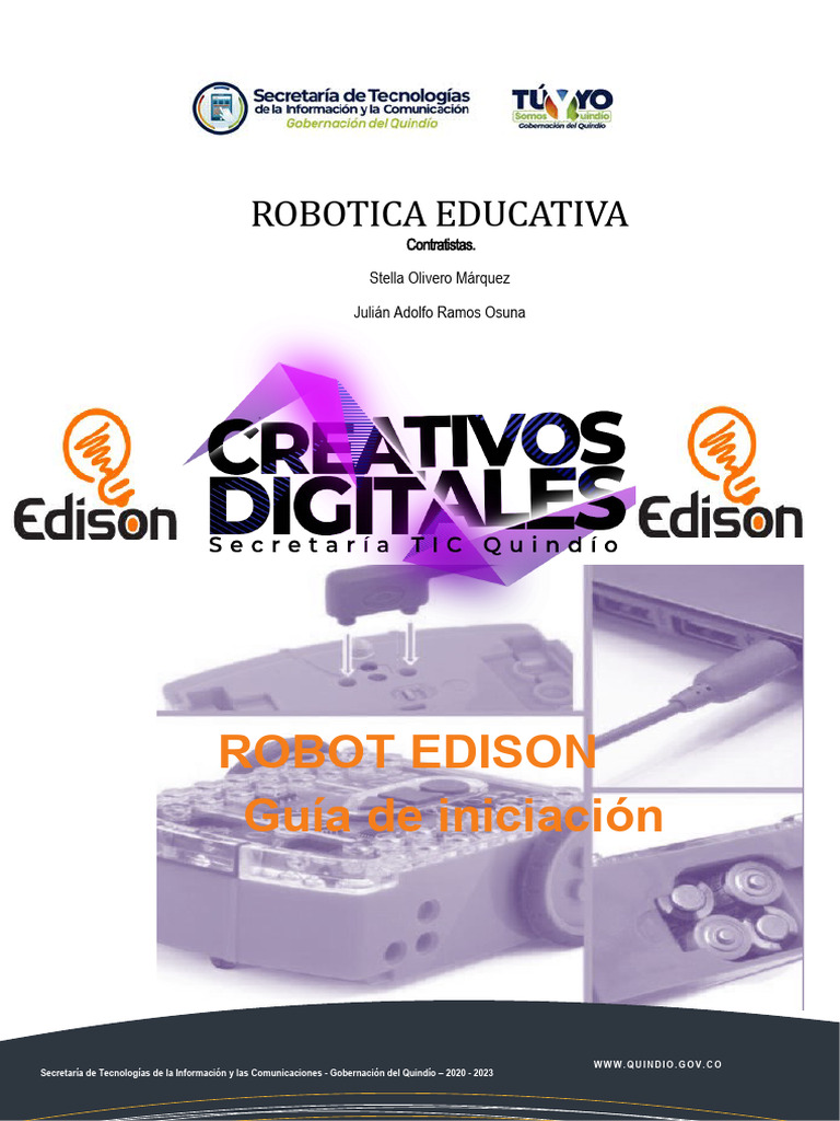 02 Guia Iniciacion Edison Act Agosto 2023 | PDF | Tecnología de ...