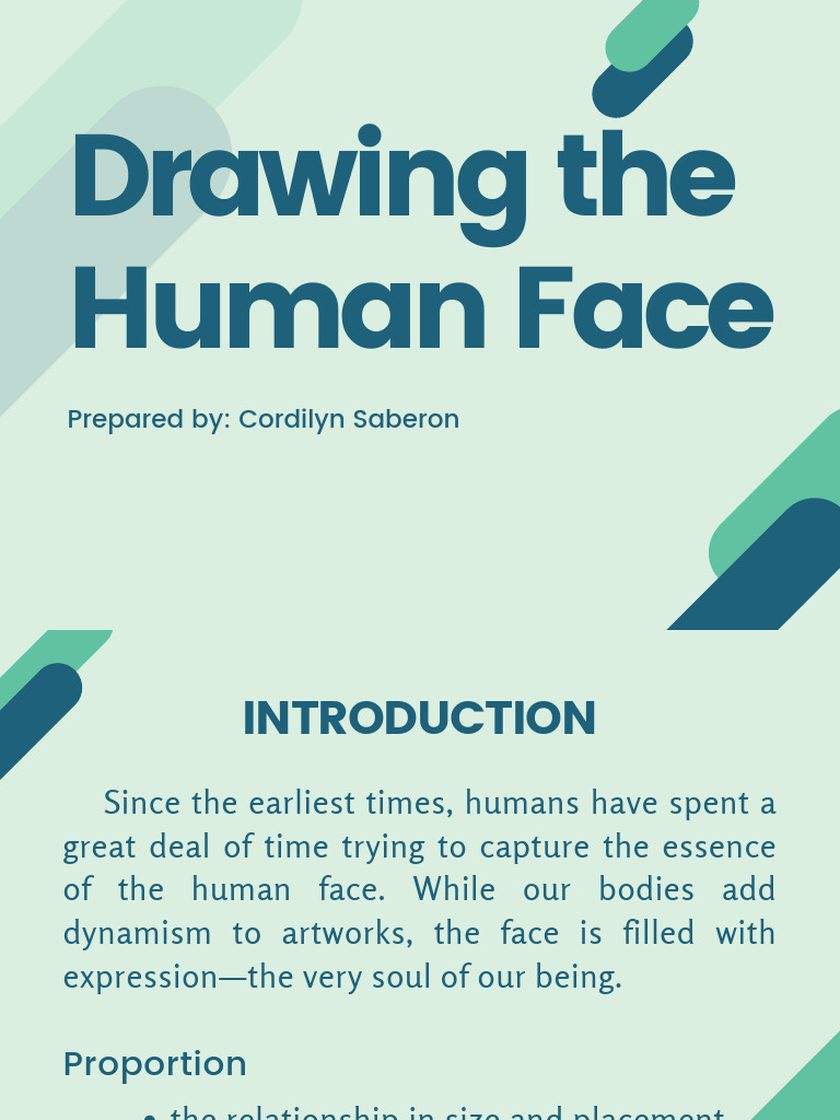 Drawing the Human Face | PDF | Face | Forehead