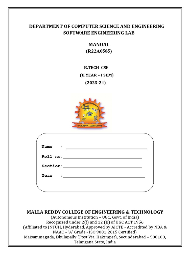 Se Lab (R20a0584) | PDF