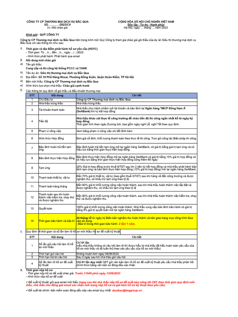 Khoi Luong, Chung Loai Theo HĐ Sieu Thi Bac Qua | PDF