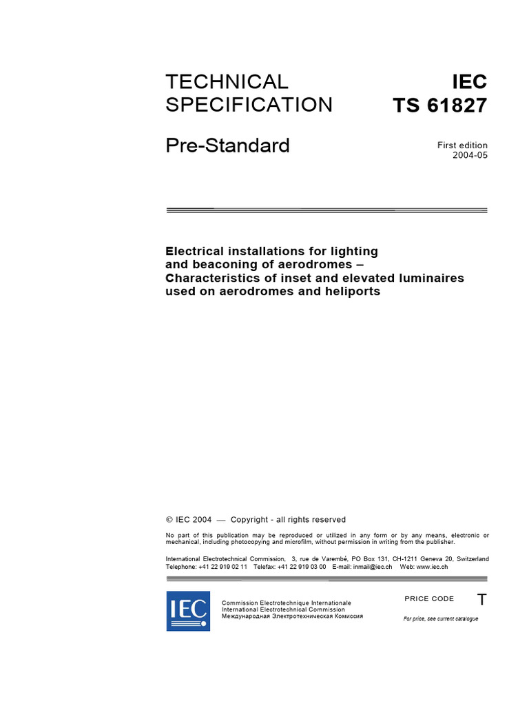 Info Iec61827 (Ed1.0) en | PDF | International Electrotechnical ...