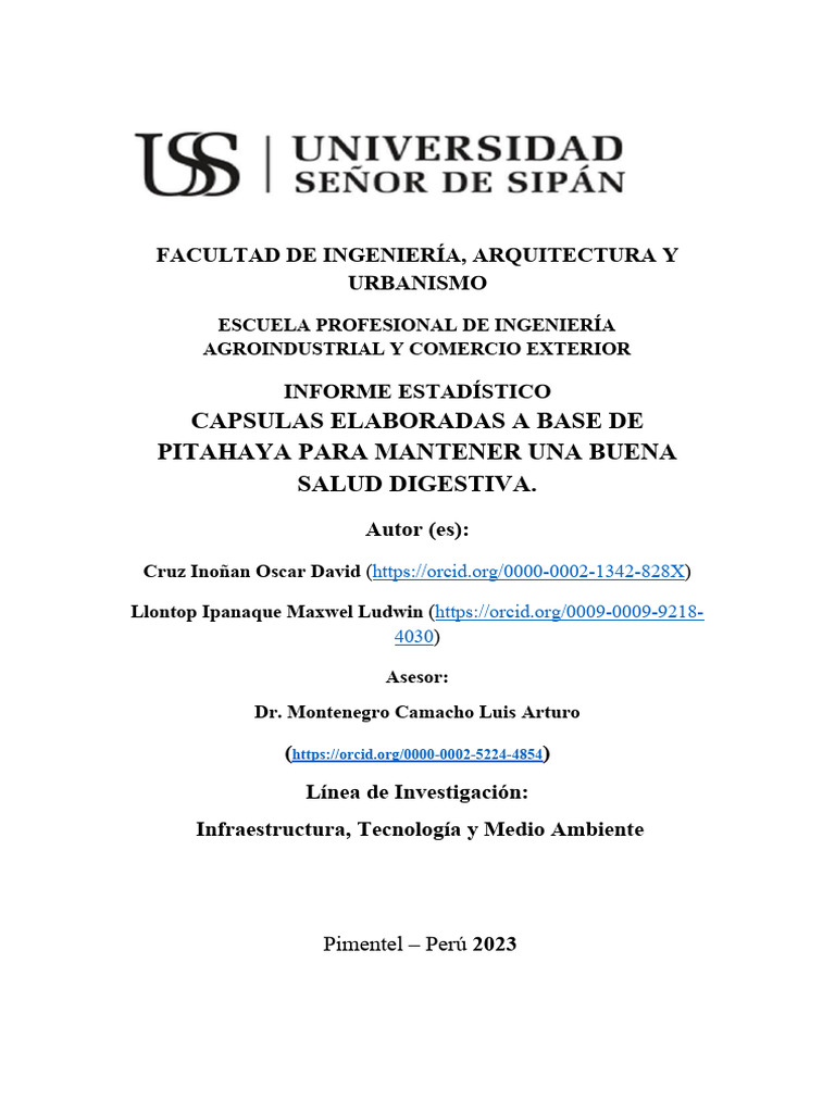 Llontop Ipanaque Ea3 | PDF | Heces