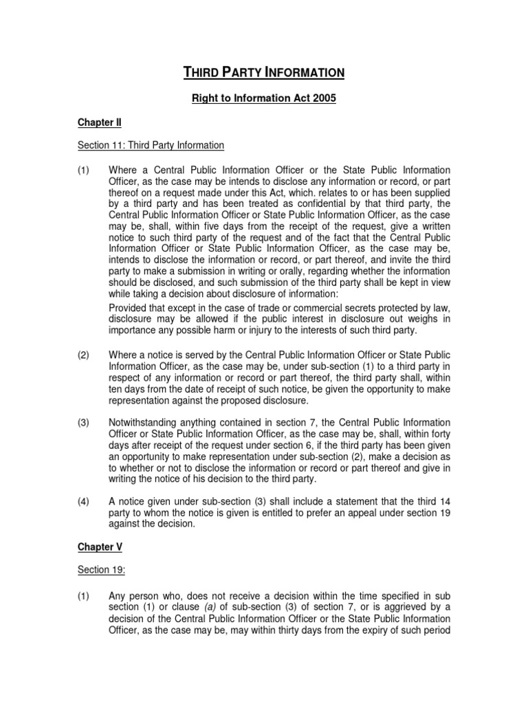 Third Parties | PDF | Political Law | Common Law