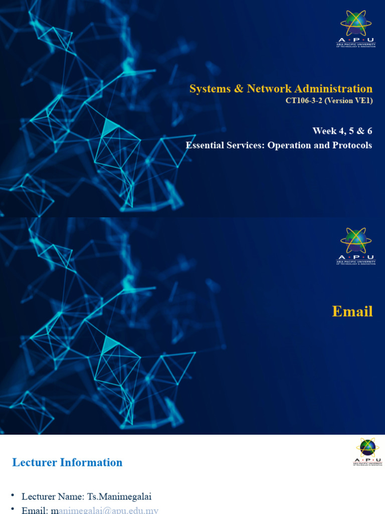 Chapter 6 Email System | PDF | Communications Protocols | Information ...