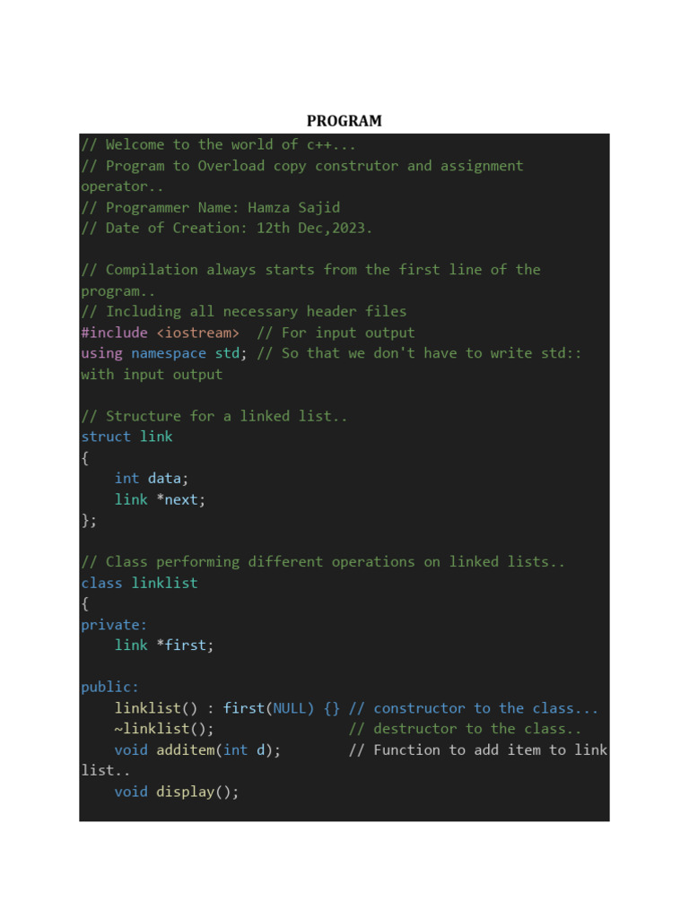 OOP Assignment | PDF | Teaching Methods & Materials | Computers