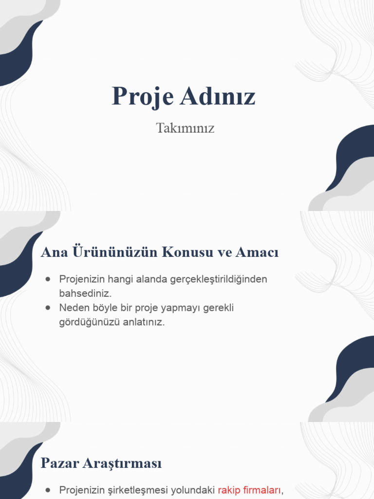 İFL Ideathon'24 Sunum Formatı | PDF