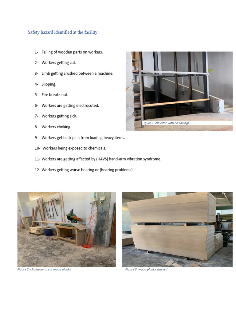 Safety Hazards Found in Wood Industry | PDF | Hearing Loss | Hazards