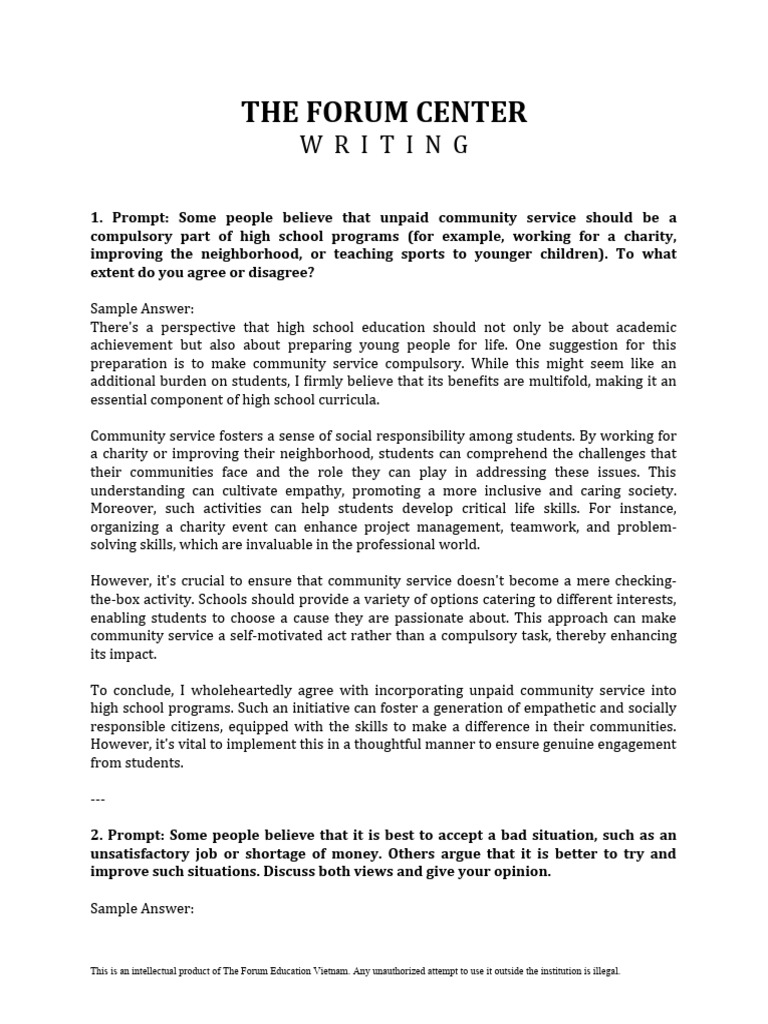 Exclusive Use - 20 Writing Samples | PDF | Poverty & Homelessness ...