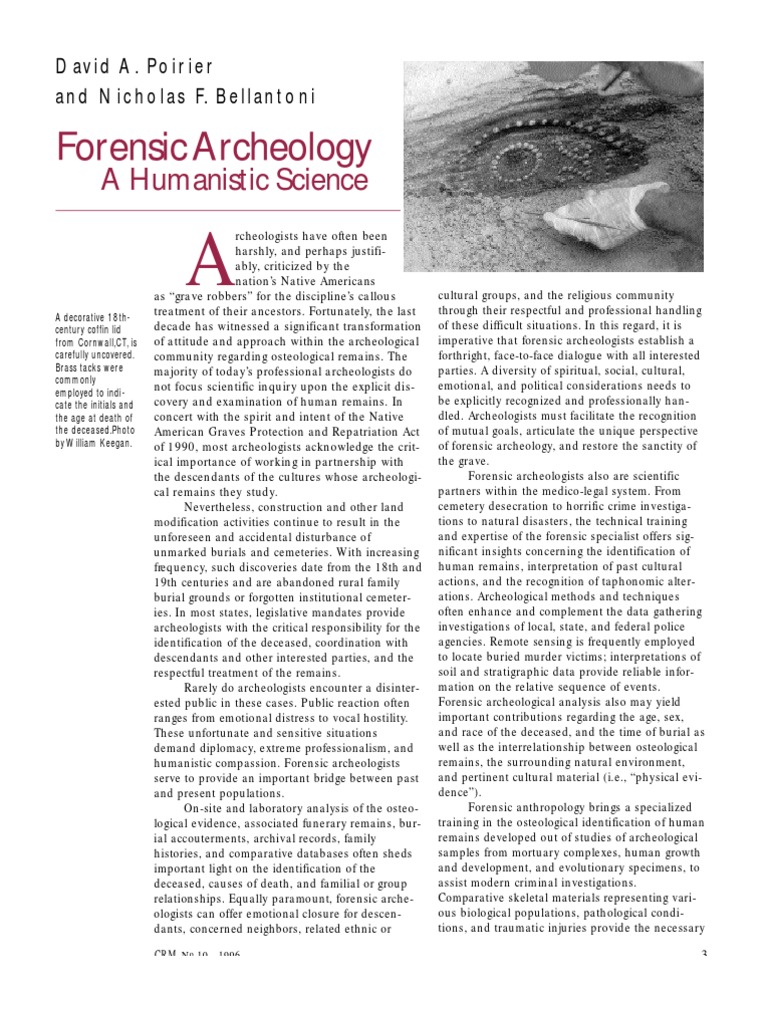Forensic Archaeology Insights | PDF