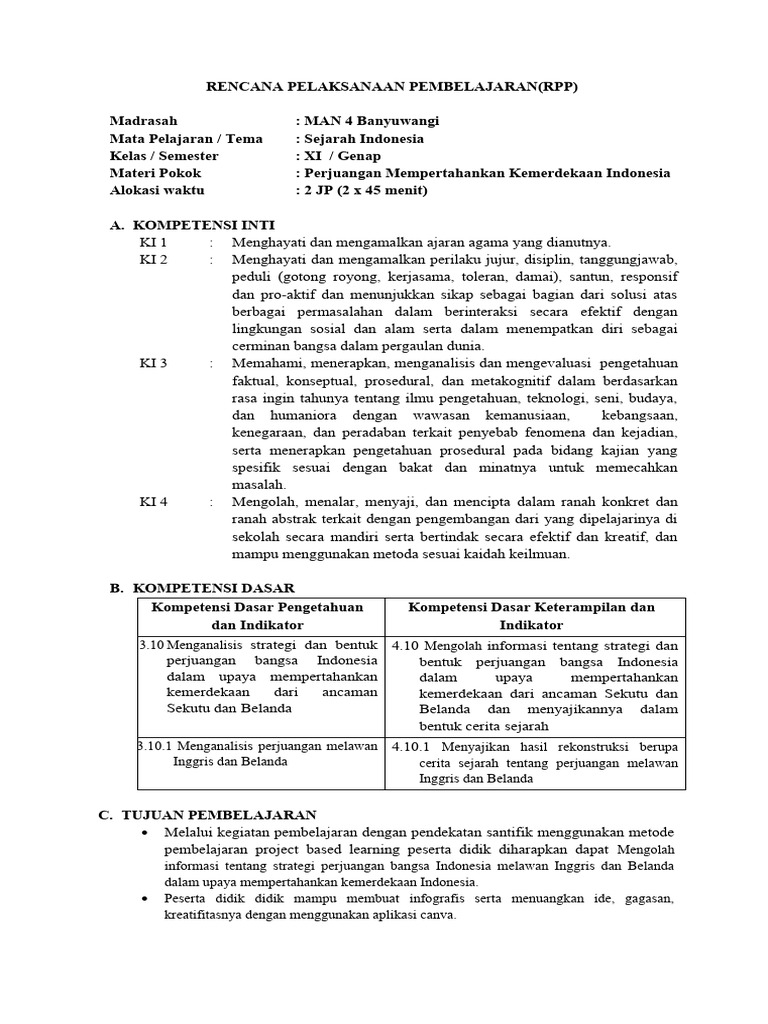 RPP Microteaching | PDF