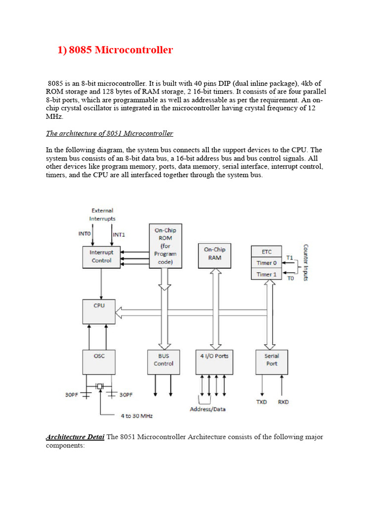 Micro Controllers | PDF | Microcontroller | Central Processing Unit