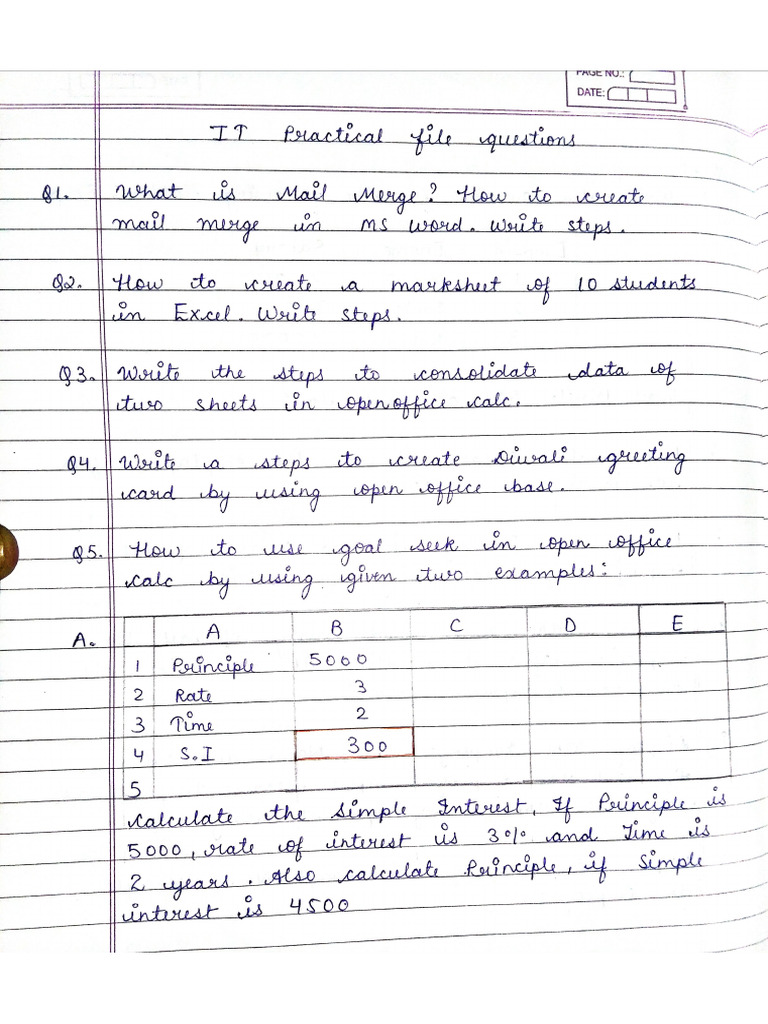 IT Practical File Question | PDF IT Practical File Question | PDF
