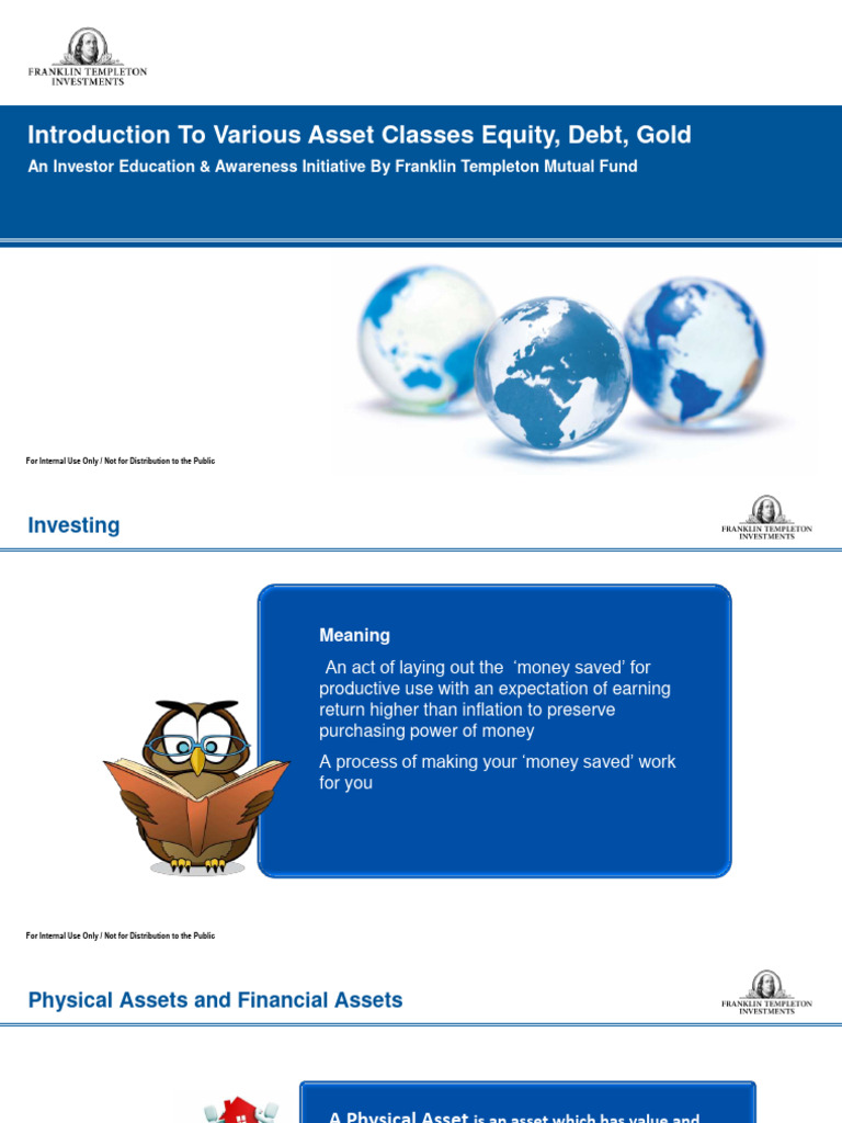 Module 6 Introduction To Various Asset Classes Equity Debt Gold | PDF ... Module 6 Introduction To Various Asset Classes Equity Debt Gold | PDF ...