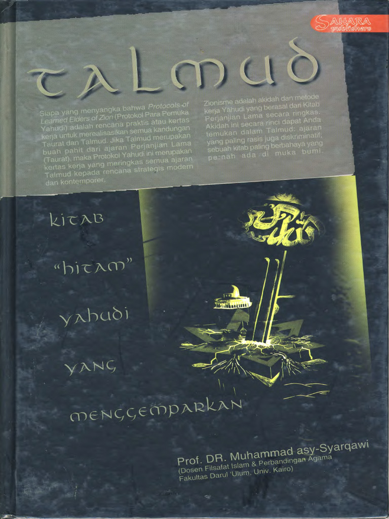 Talmud Kitab Hitam Yahudi Yang Menggemparkan Prof DR Muhammad Abdullah ...