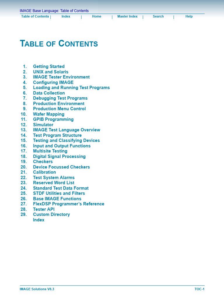 Able OF Ontents: IMAGE Base Language | PDF | Directory (Computing) | Command Line Interface