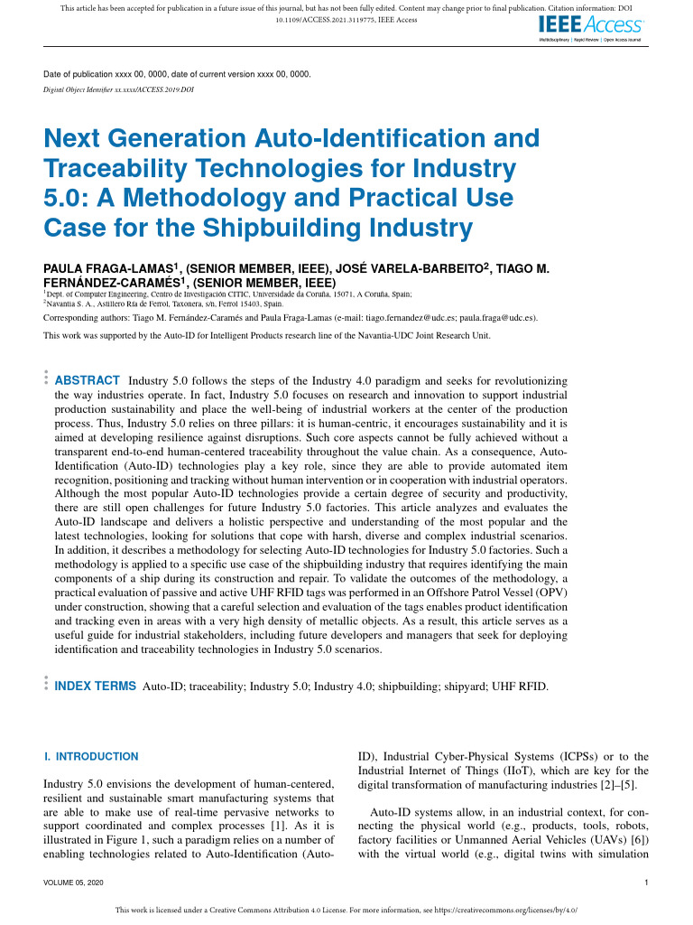 Next Generation Auto-Identification and Traceability | PDF | Internet ...