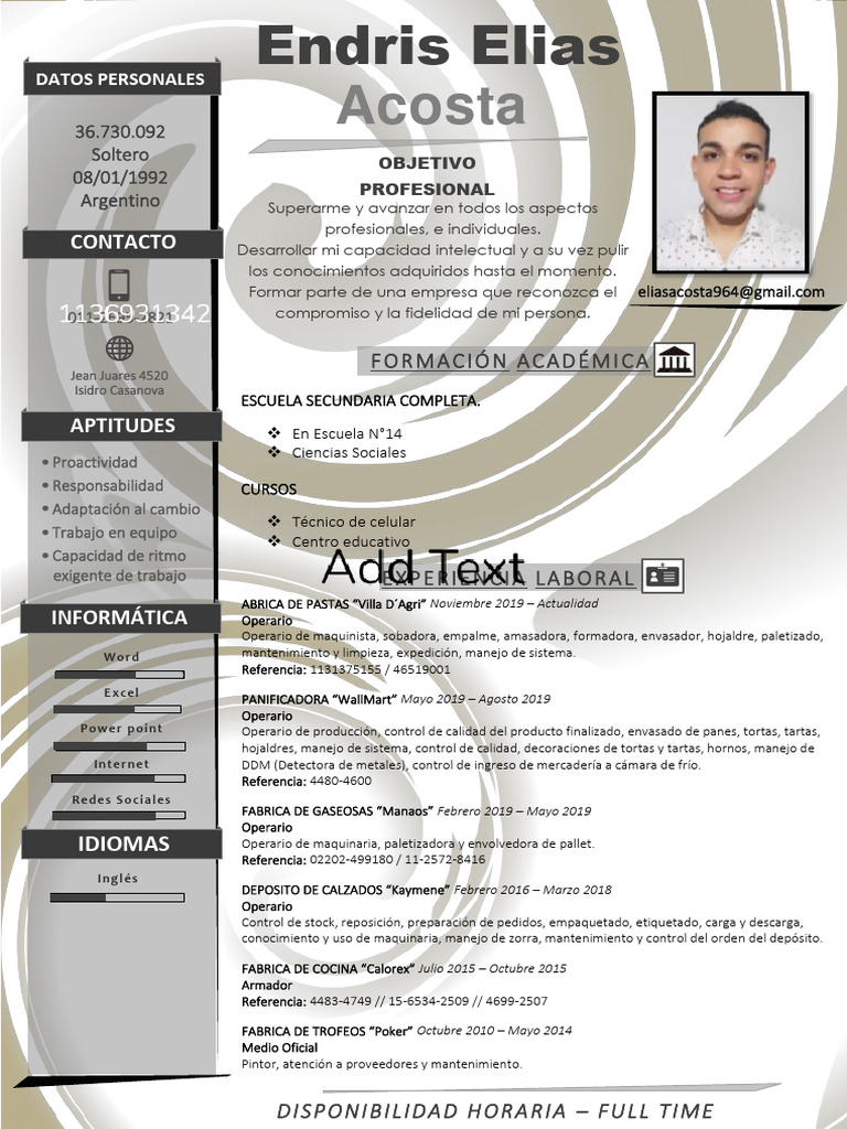 Acosta Endris Elias-12+1 | PDF