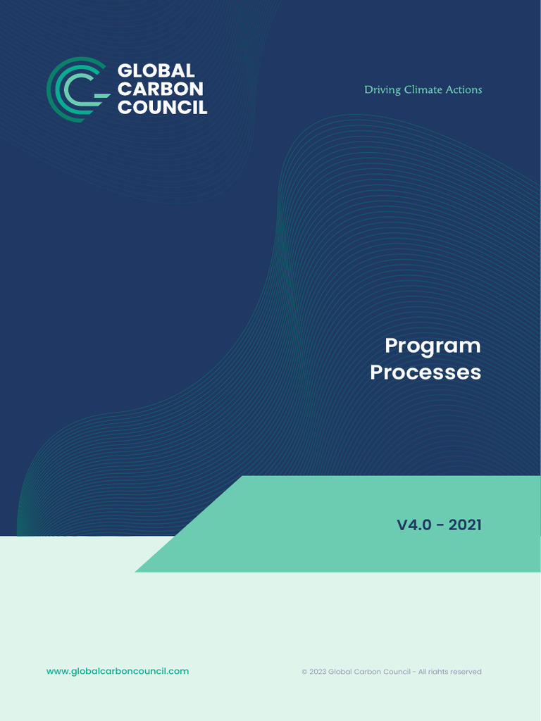 GCC Program Processes Guide | PDF | Clean Development Mechanism ...