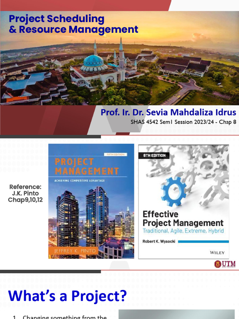 SMI SHAS4542 n8 - Project Scheduling - Resource Management 1023 | PDF