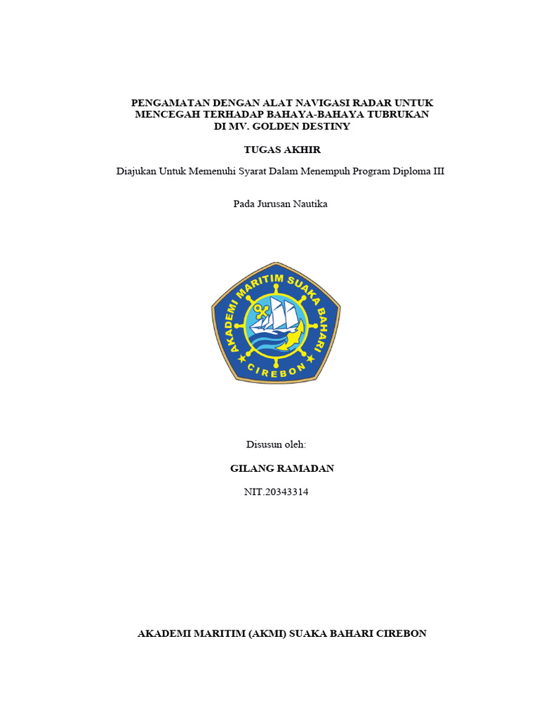 Tugas Akhir Gilang Ramadan | PDF