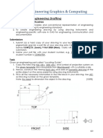 Engineering Drawing Assignment 1 | PDF | Technology & Engineering