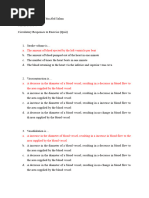 Concept Map | PDF | Coronary Artery Disease | Vasodilation