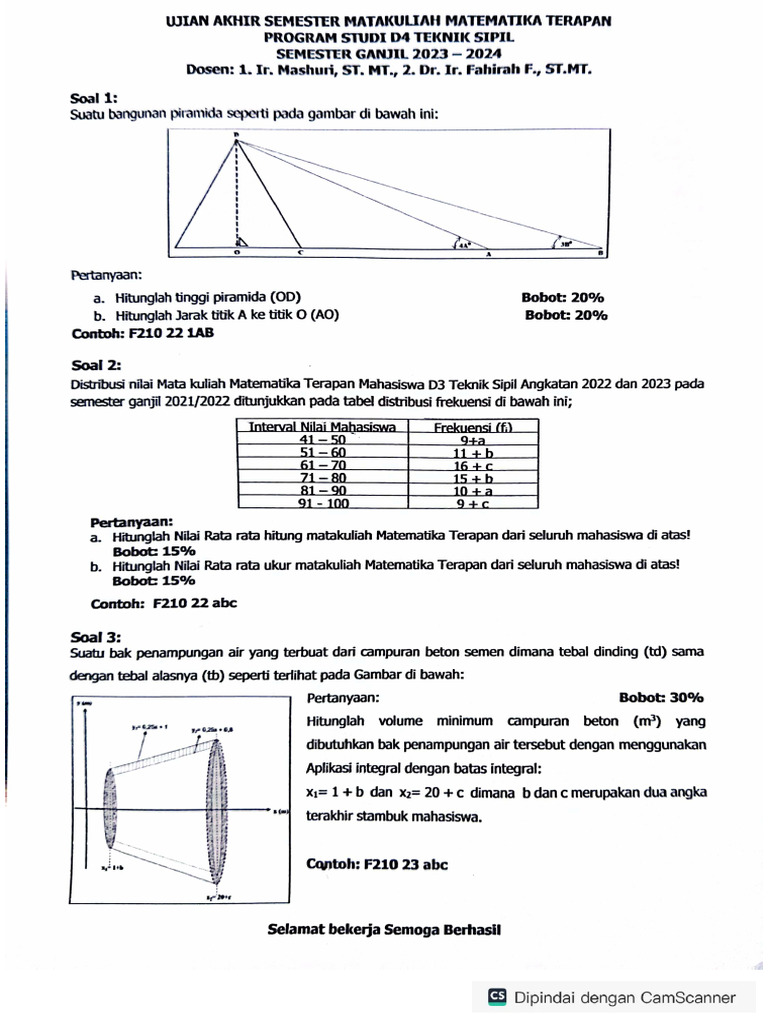Uas Matematika Terapan | PDF
