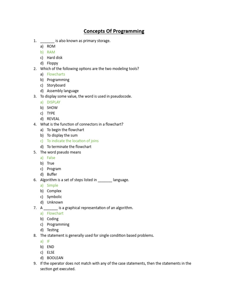 Concepts of Programming | PDF | Control Flow | Computer Engineering
