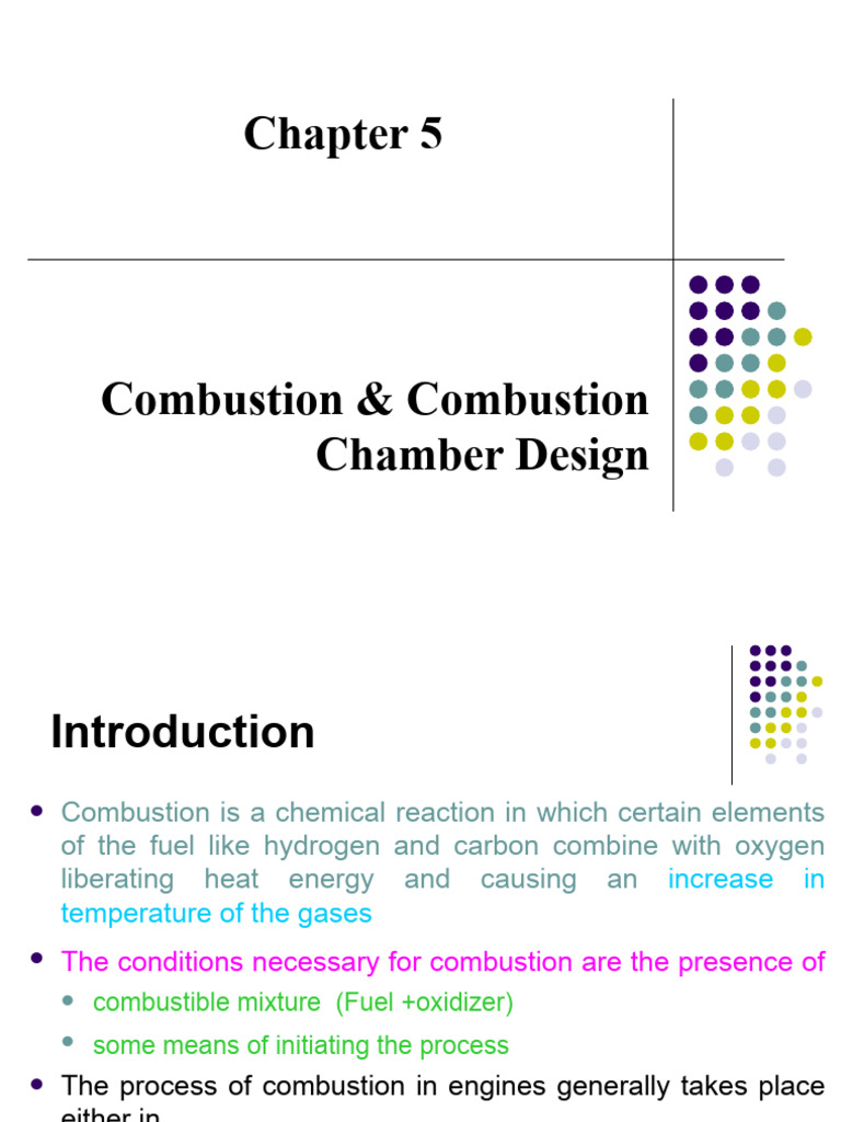 IC Engine Chapter-5 ic engine | PDF | Internal Combustion Engine | Combustion