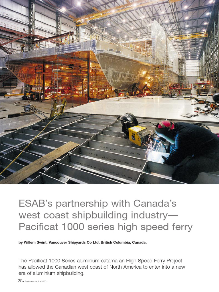 Pacificat 1000 Series Ferry Project | PDF | Welding | Construction