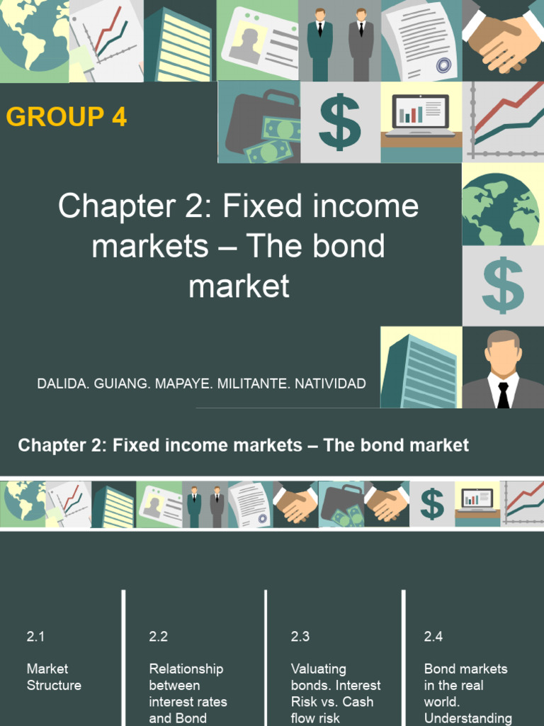 GROUP 4 - Fixed Income Markets - The Bond Market | PDF | Bonds (Finance ...