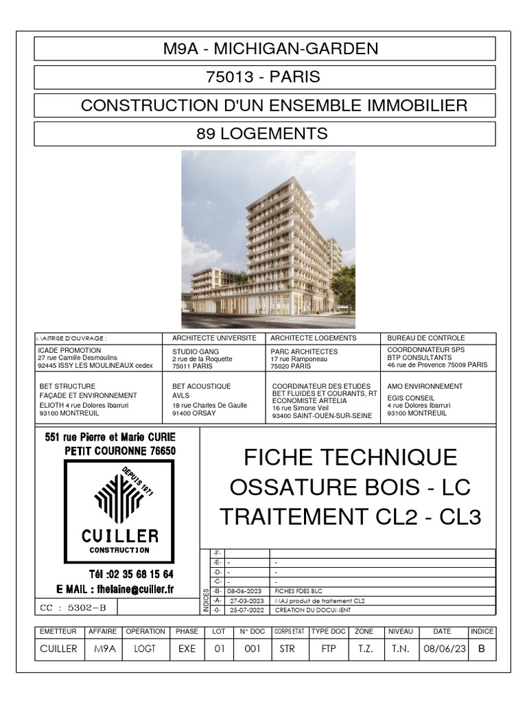 Fiches Techniques pour Ossature Bois GL24H | PDF | Bois (matériau de ...