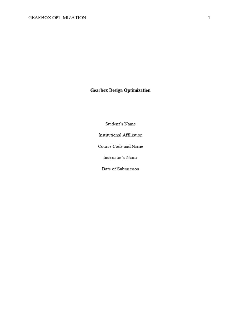 1ans Edited Pdf Gear Strength Of Materials