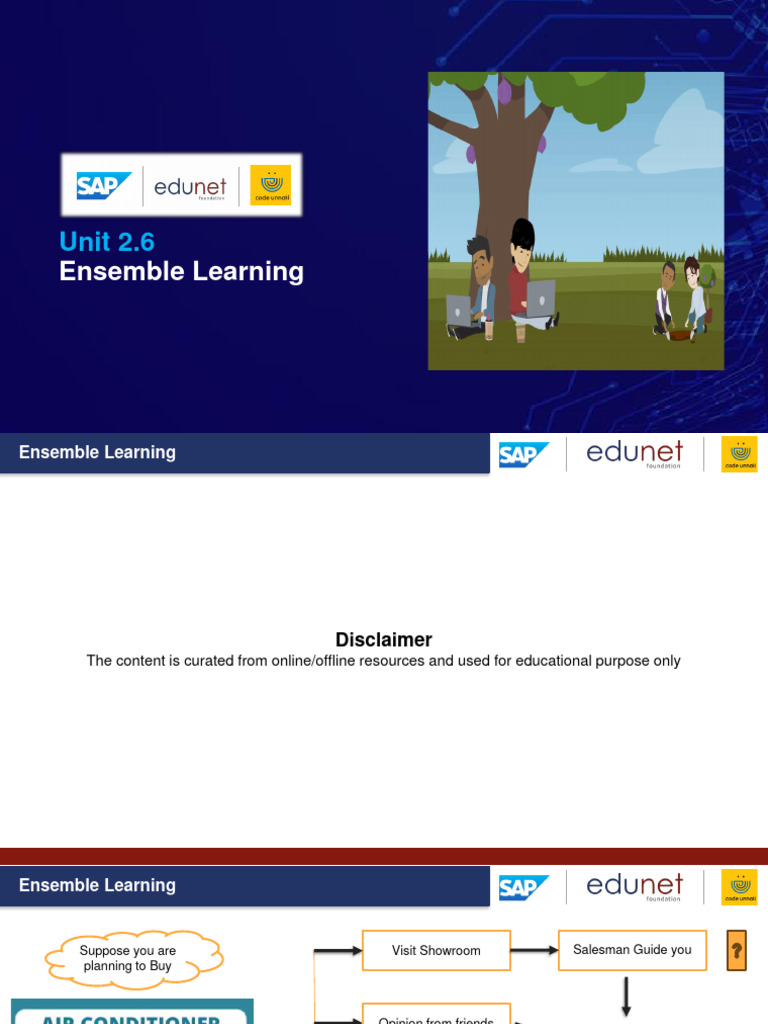 1694600965-Unit2.6 Ensemble Learning CU 2.0 | PDF