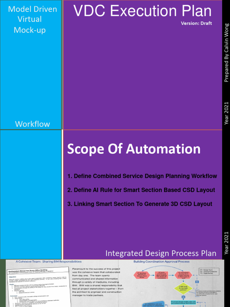 Calvin VDC Workflow | PDF | Building Information Modeling | Autodesk Revit