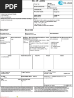BL Example | PDF | Bill Of Lading | Cargo