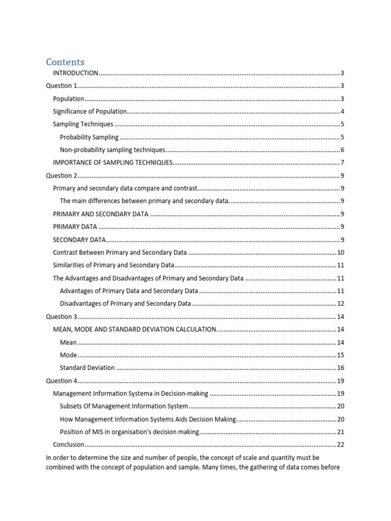 Business Analysis Assignment | PDF | Sampling (Statistics) | Management Information System