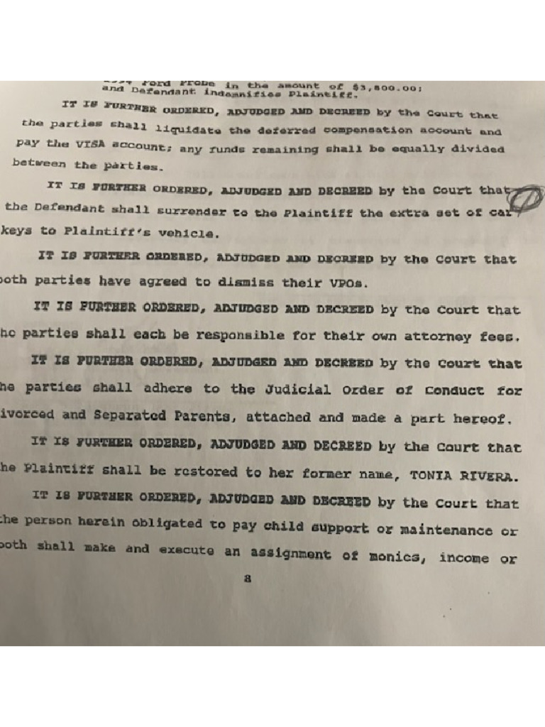 Court Record VPO Removal | PDF