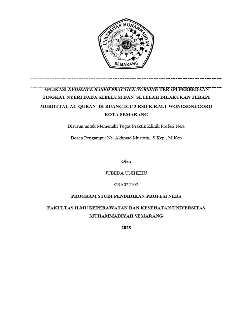 Jubeda Unihehu EBN (3) - Revisi | PDF