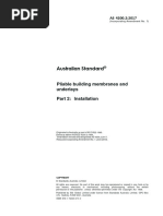 AS 4654.2-2012 Waterproofing Membranes Part 2 | PDF | Membrane | Materials