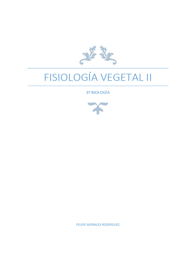 Fisiología Vegetal | Descargar gratis PDF | Auxina | Transducción de ...