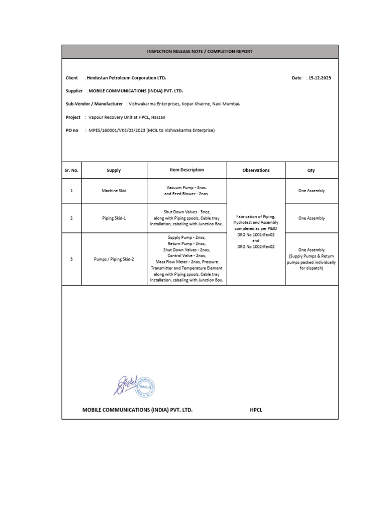 Irn - Hpclhassan-01 | PDF | Pump | Gas Technologies