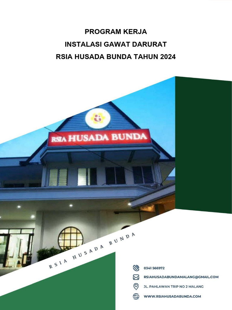 Program Kerja Igd 2024 | PDF