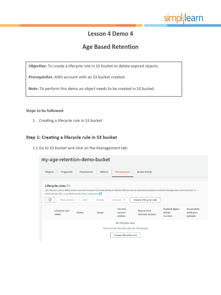 04 Age Based Retention | PDF | Computers | Technology & Engineering