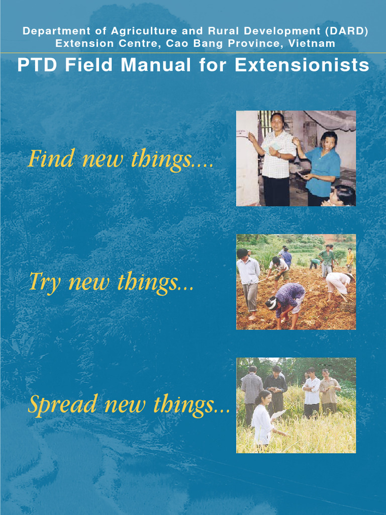 PTD Field Manual For Extension Cao Bang | PDF | Vegetables | Cabbage